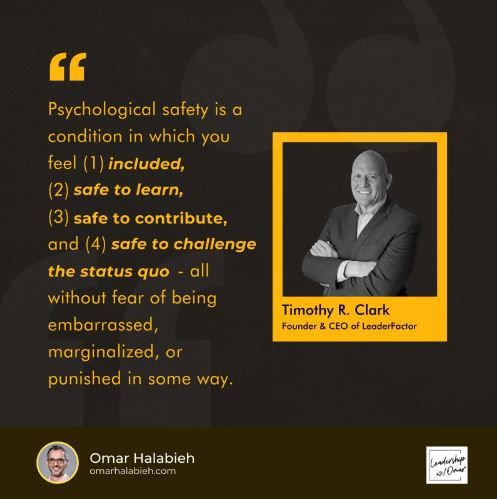 Reflection Friday: Psychological Safety