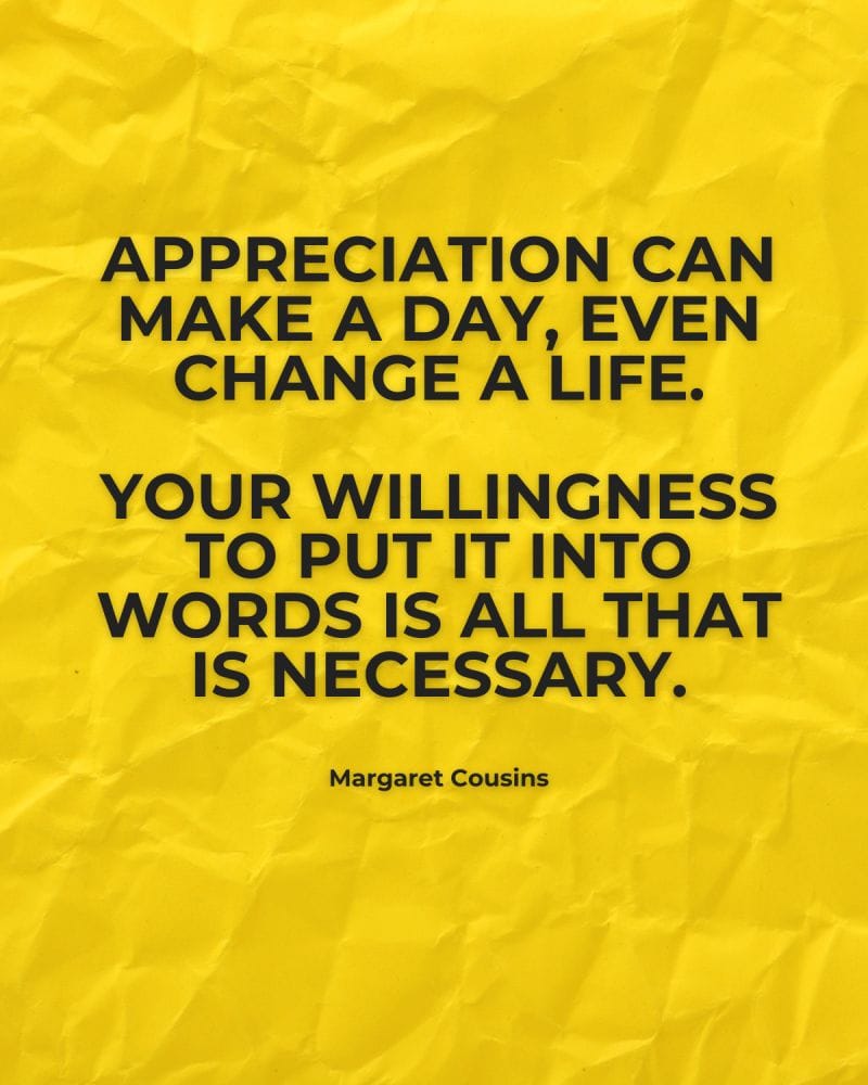 Reflection Friday: Appreciation