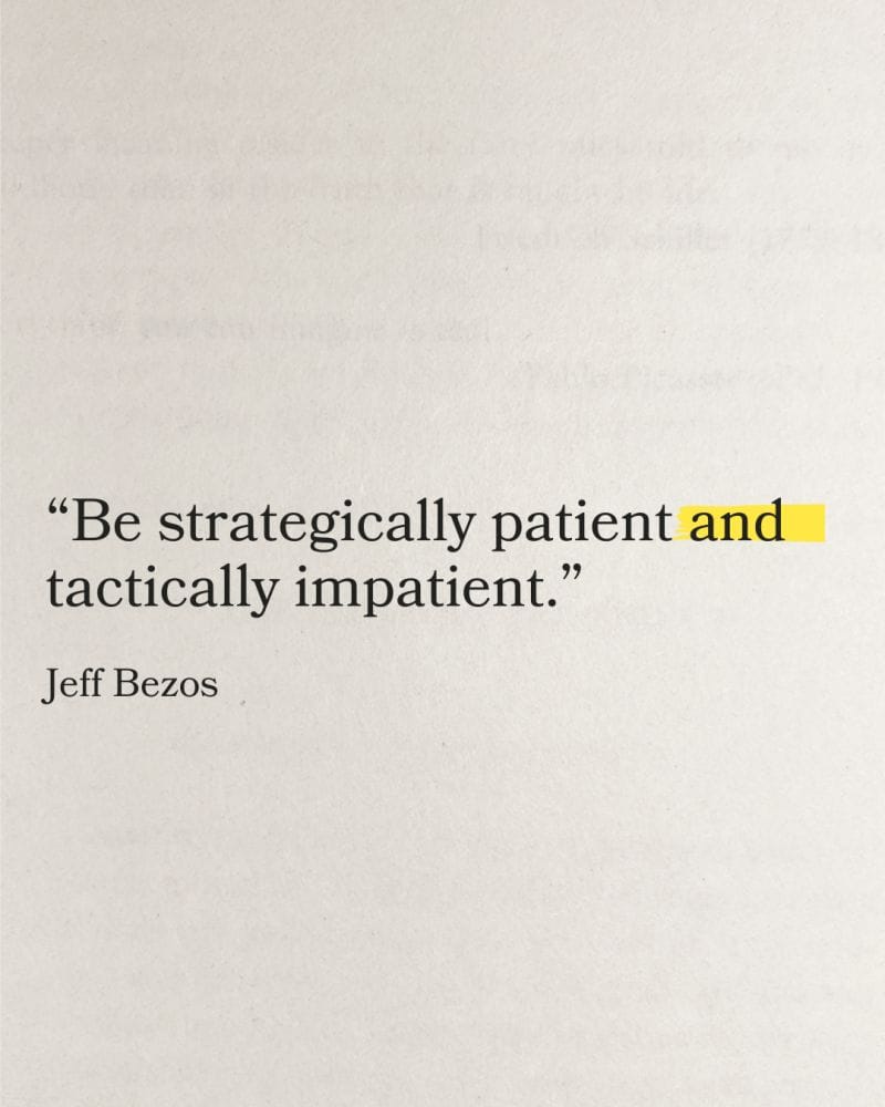 Reflection Friday: Patience AND action: unstoppable.