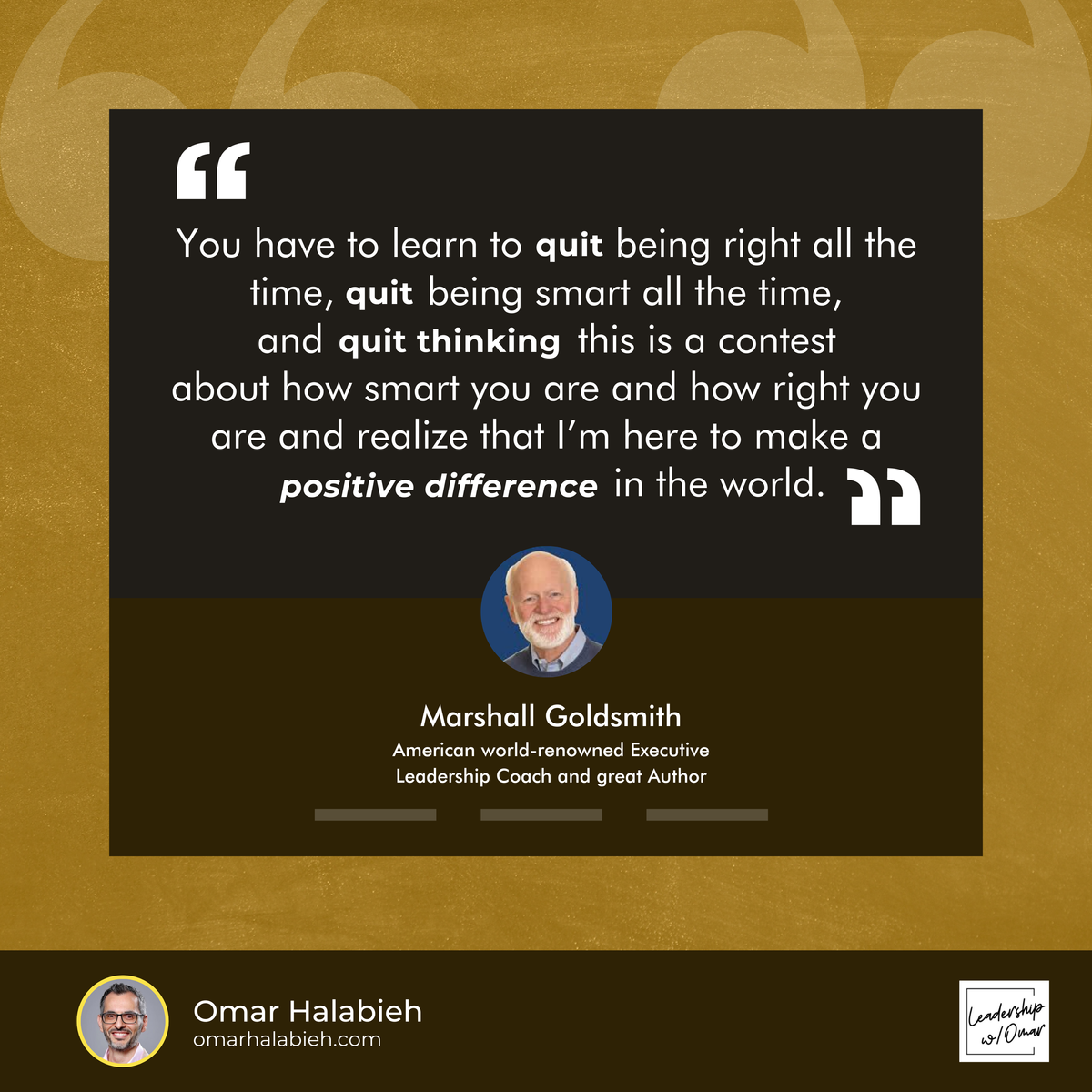 Reflection Friday: Make a Positive Difference